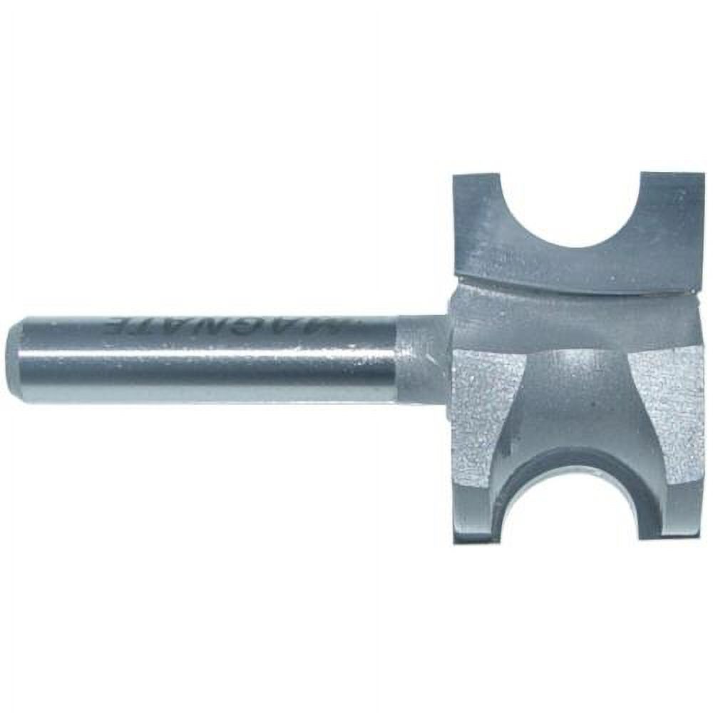 Magnate 1722 Bull Nose (Half Round) Router Bit - 3/8" Bead Diameter, 3/ ...