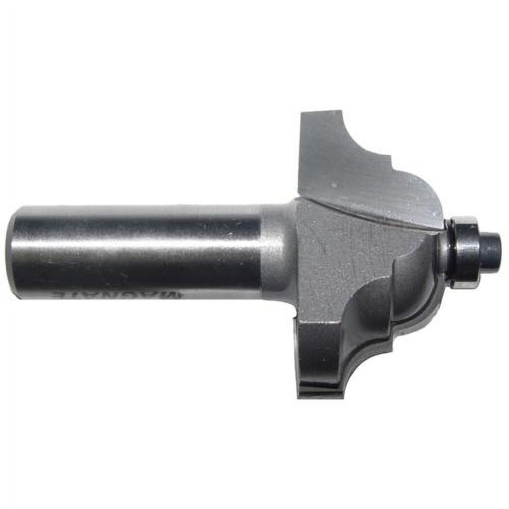 Magnate 3406 Classic Router Bit - 1/4" Radius, 3/4" Cutting Length, 1/2 ...