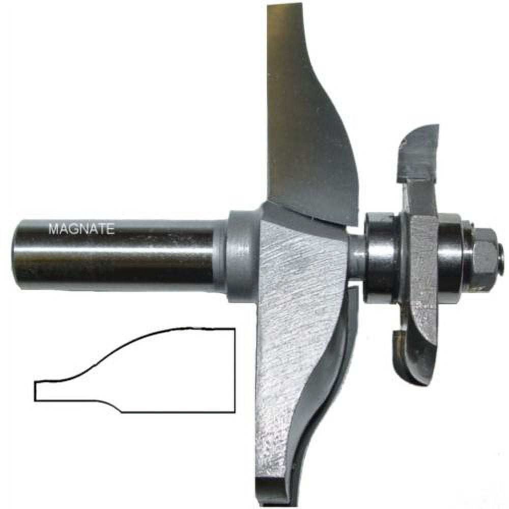 Magnate 3805C Raised Panel Router Bit, Ogee with Under Cutter - 1-3/8 ...
