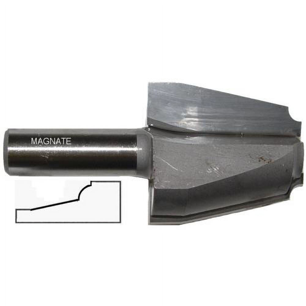 Magnate 3816 Raised Panel Router Bit, Vertical 12 Degree Face-Cut With ...