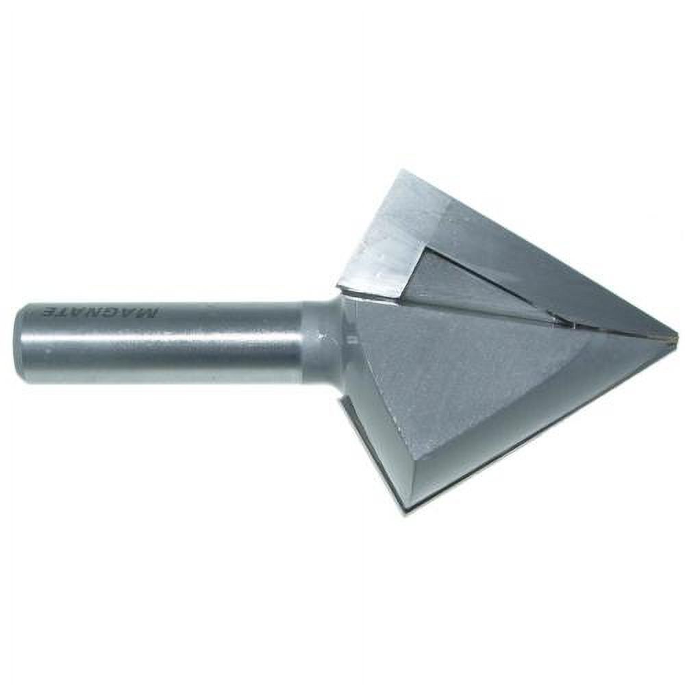 Magnate 5483 Bird Mouth (Bird Beak) Router Bit, 12-Sided - 2" Long ...