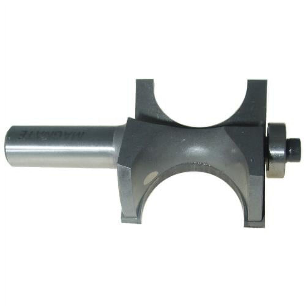 Magnate 5831 Bull Nose (Half Round) Router Bit With Bearing - 1-1/8 ...