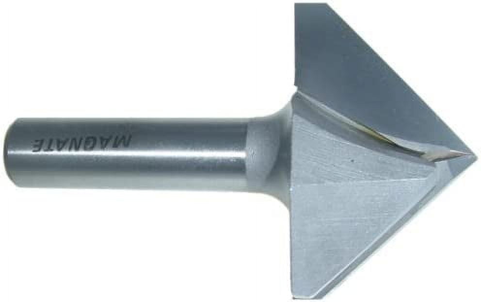 Magnate 709 V-Grooving Router Bits - 90 Degree; 2" Cutting Diameter; 1/ ...