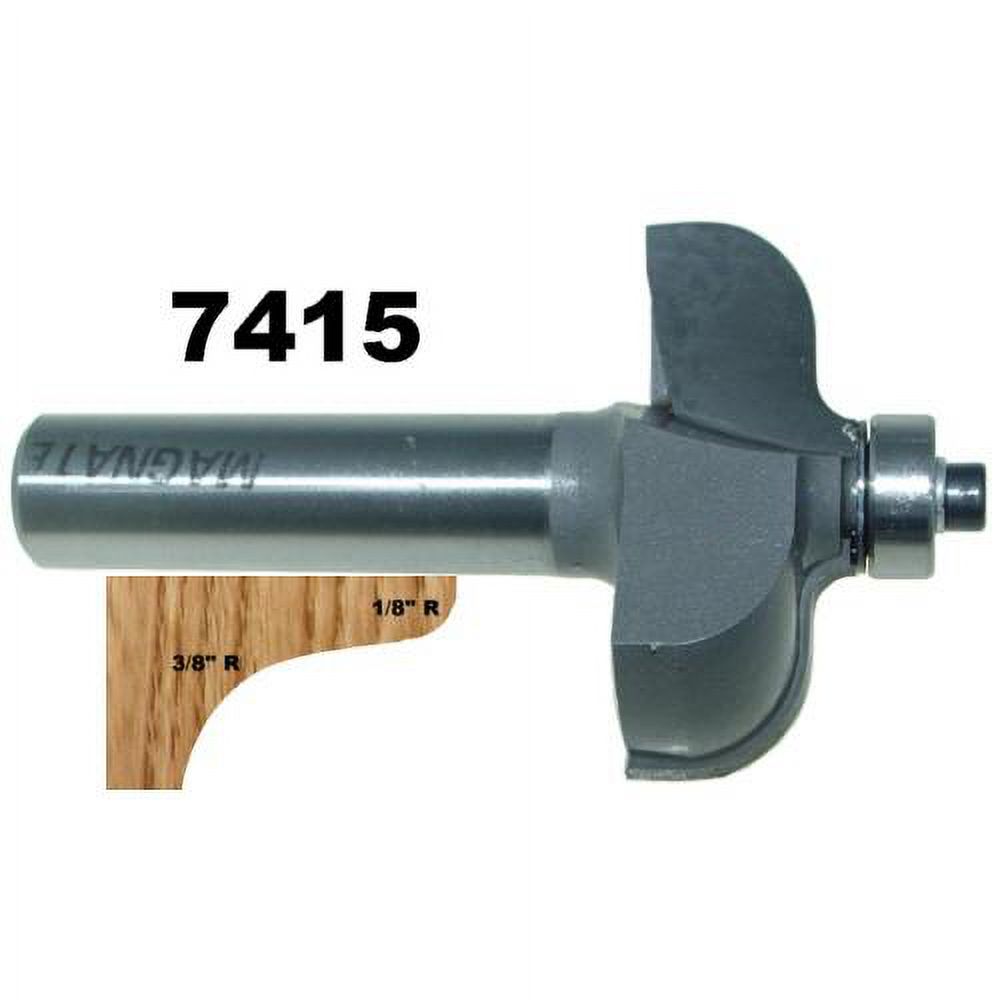 Magnate 7415 Door Lip ( Finger Pull ) Router Bit - 1-3/4" Overall ...