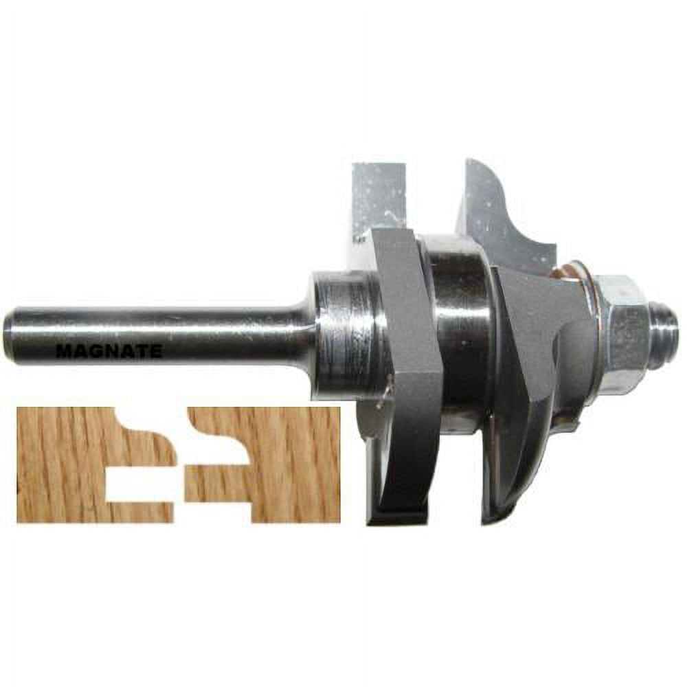 Magnate 9003 Reversible Stile & Rail Router Bit - Traditional Profile ...