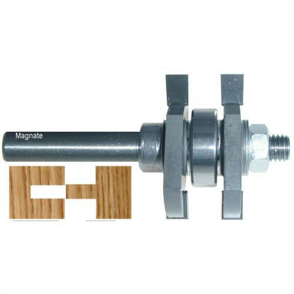 Magnate 9005 Reversible Stile & Rail Router Bit - Tongue & Groove ...