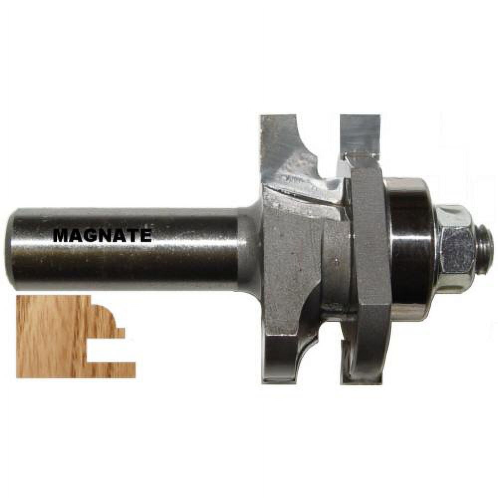 Magnate 9008S Stile or Rail Router Bit, 15/16" Cutting Height for 3/4 ...