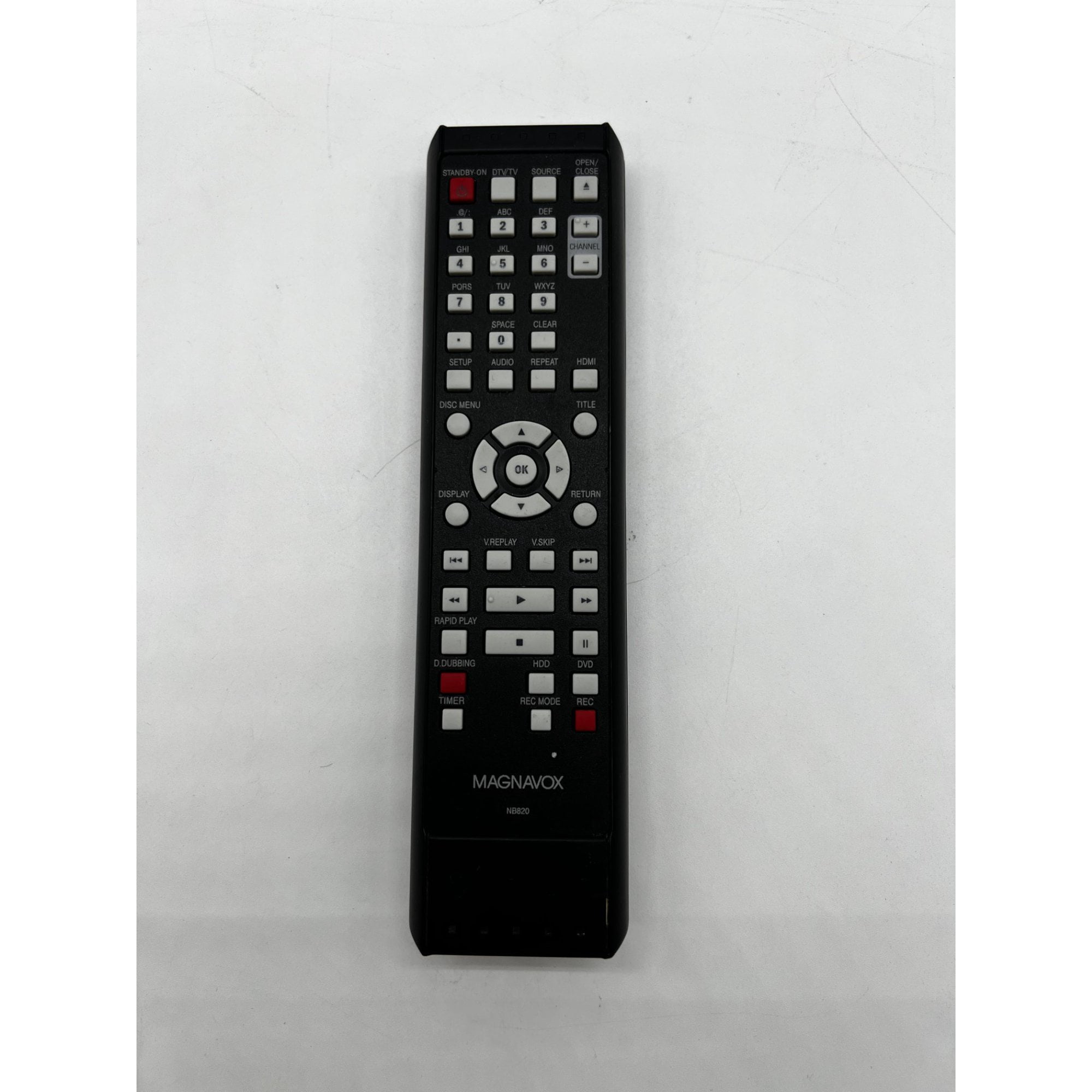 Pre-Owned Magnavox NB820 Original Remote For H2160MW9/H2080MW8/MDR515/MDR533/MDR513 - Walmart.com