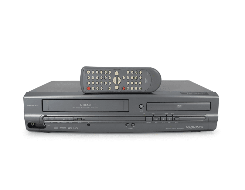 Pre-Owned Magnavox mwd2205 DVD VCR Combo Vhs Player w/ Remote, A/V Cables & HDMI Adapter ...