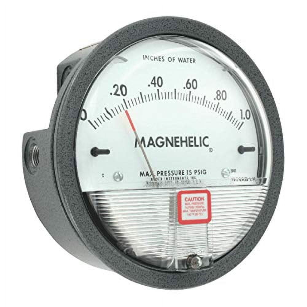 Magnehelic® Differential Pressure Gage, 2010,: 0-10" w.c.$$Tools ...