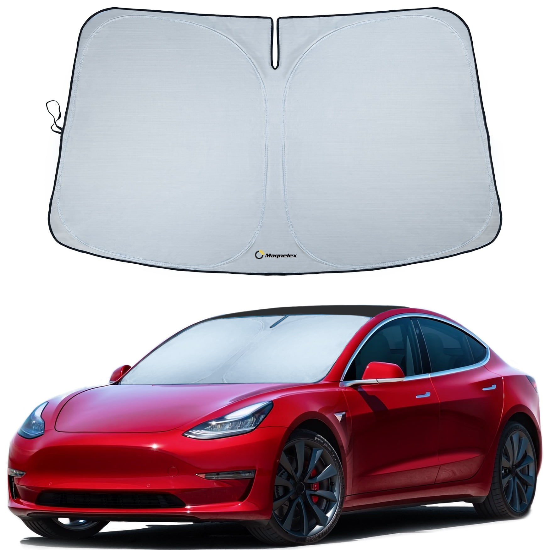 Magnelex Windshield Sunshade Reflective 240T Sun Visor for Tesla Model ...