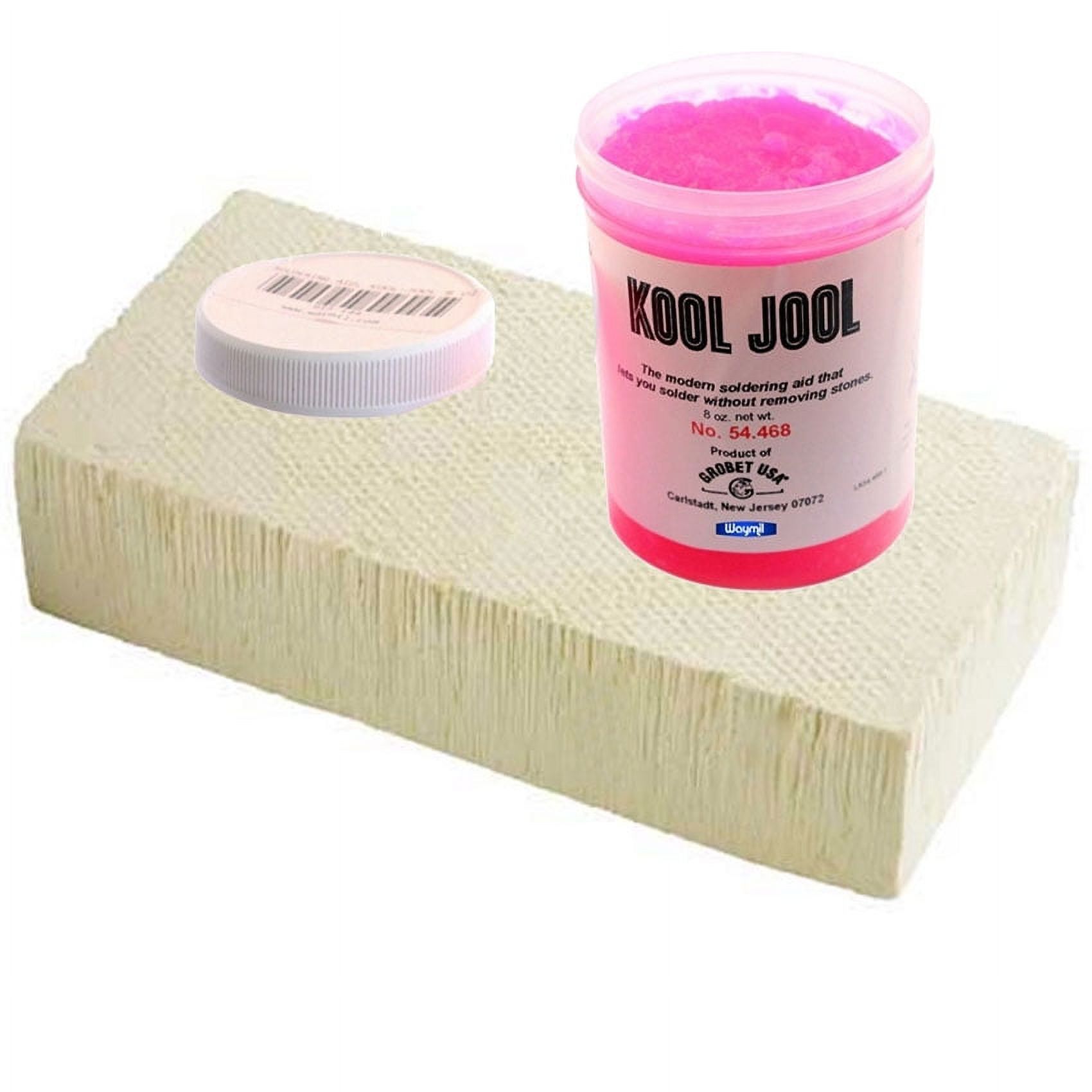 Magnesia Soldering Block & Kool Jool Soldering Aid Heat Protector ...