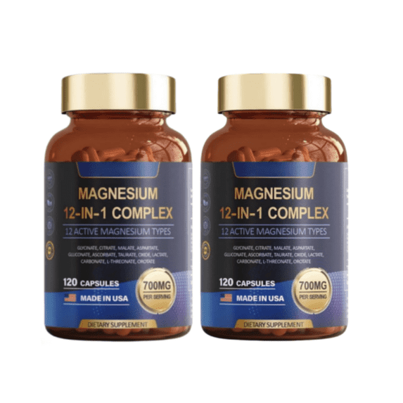 Magnesium 12 in 1 Complex 120 Cap 2pack - Walmart.com