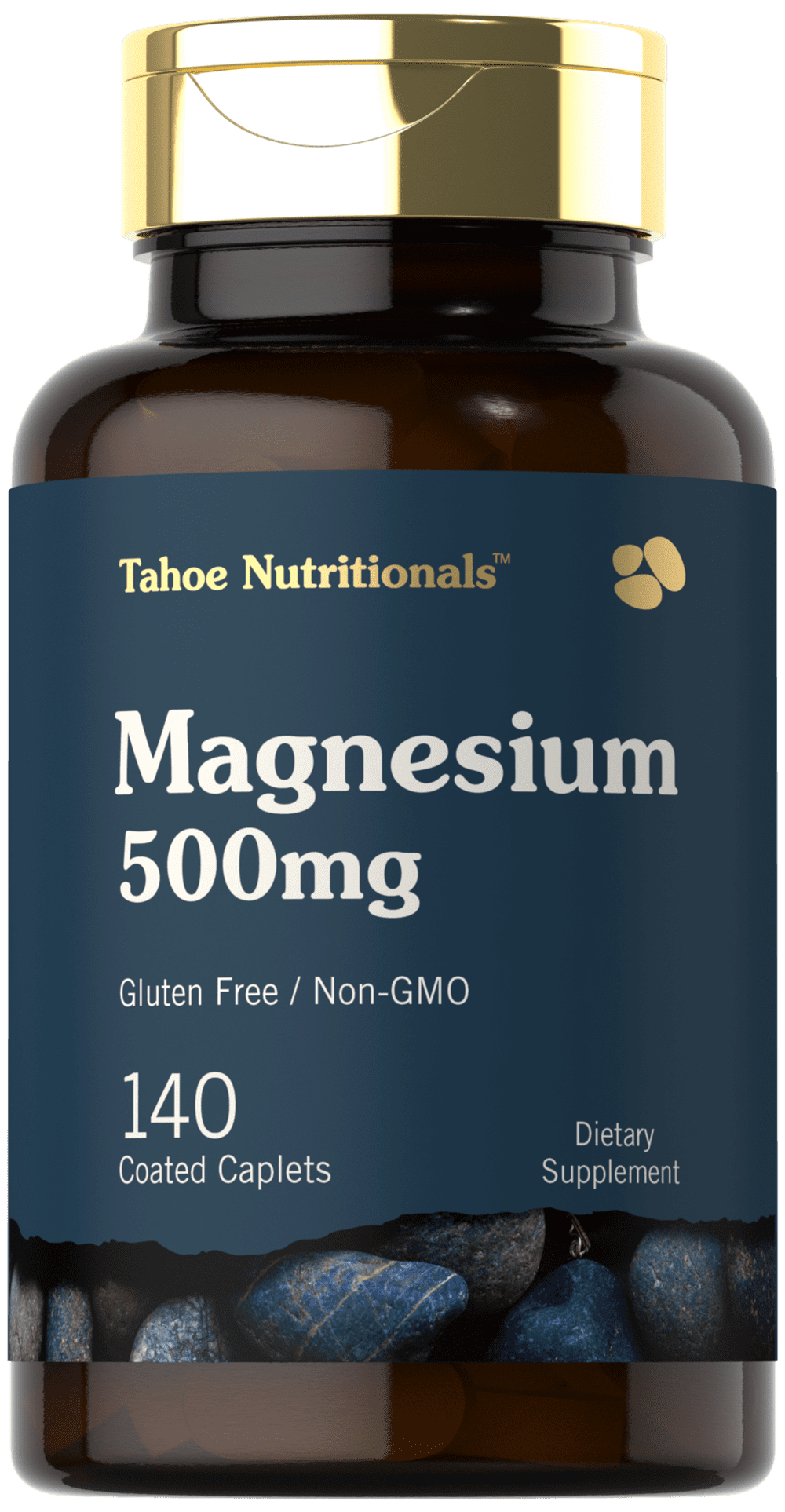 Magnesium | 500mg | 140 Coated Caplets | Non-GMO and Gluten Free ...