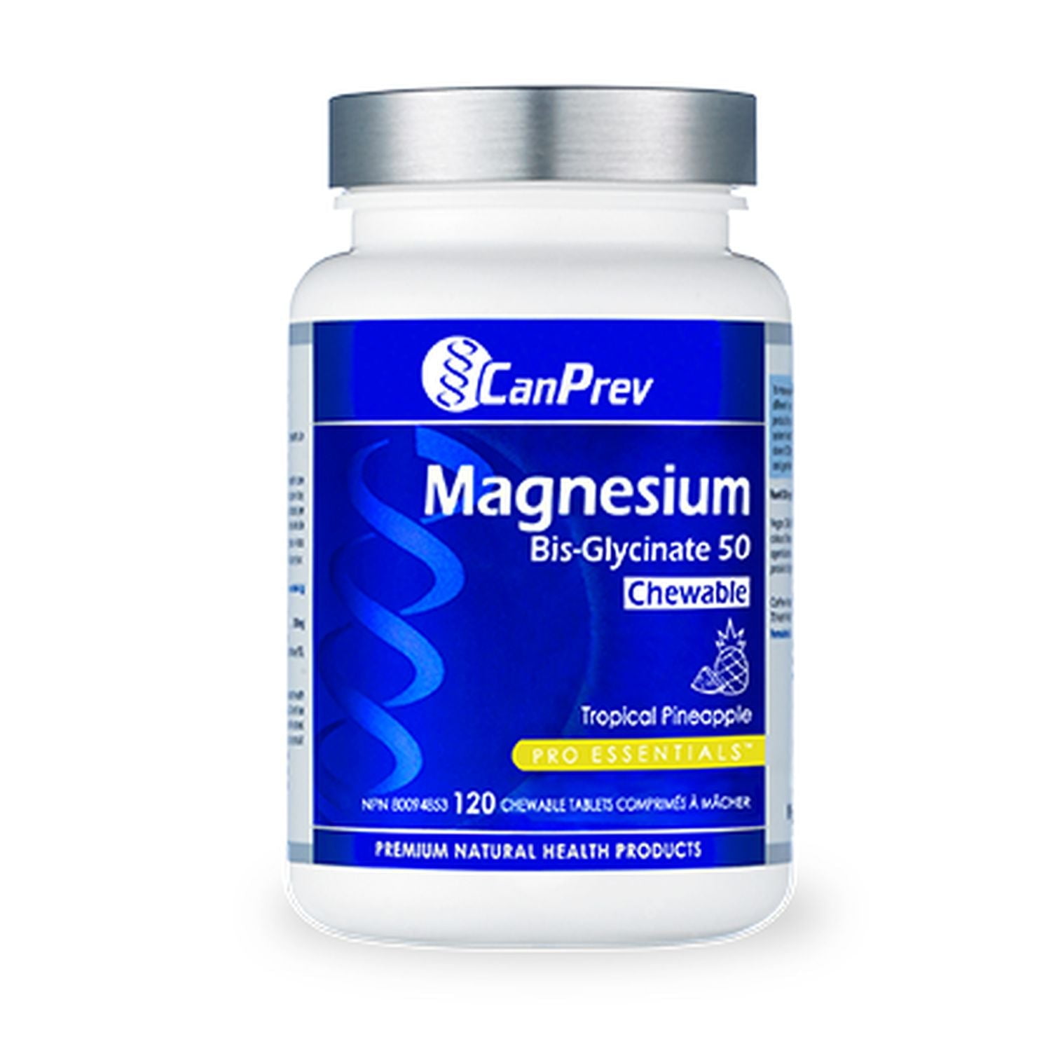Magnesium Bis-Glycinate 50 Chewable - Tropical Pineapple, 120 tablets ...