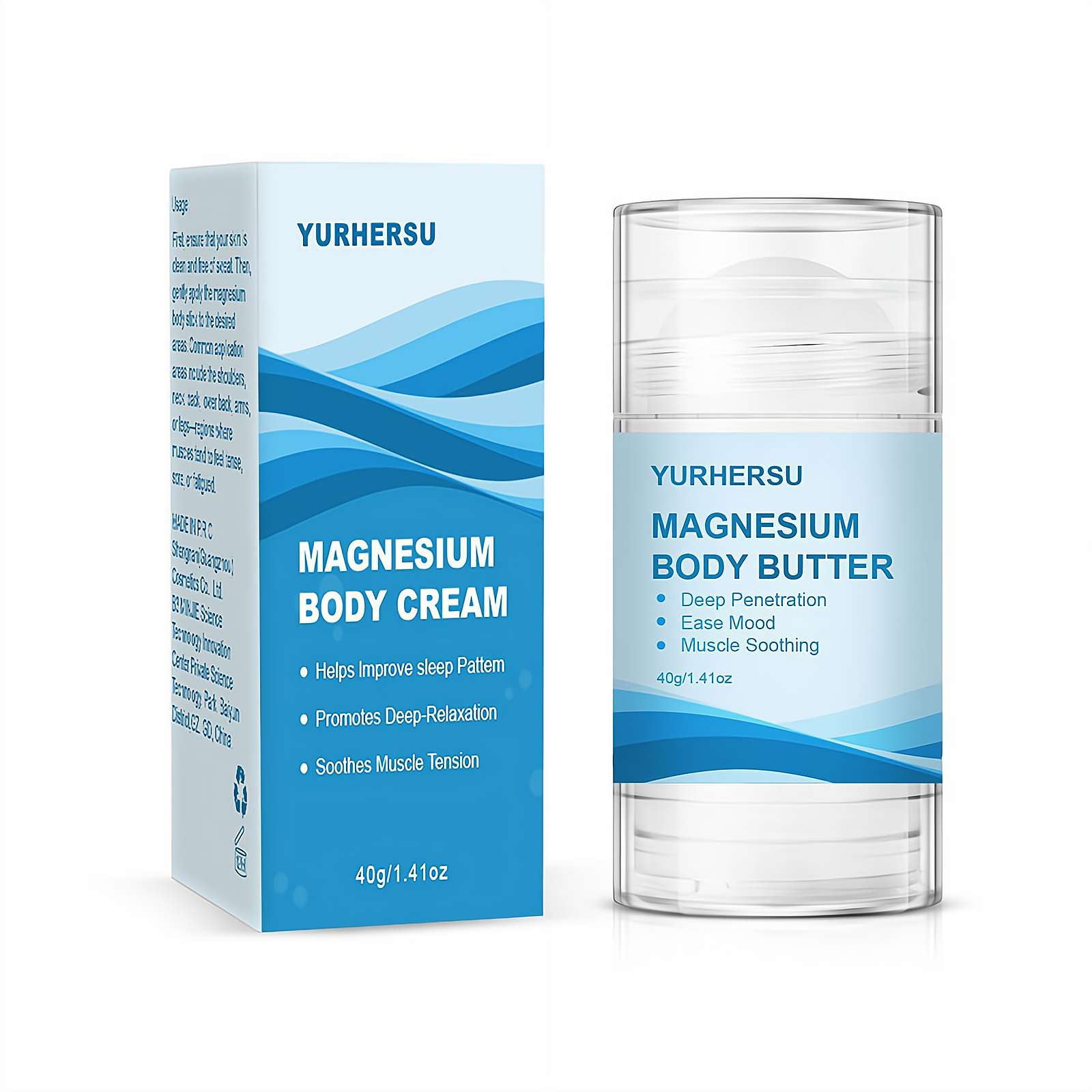 Magnesium Body Stick Skin,1.4 oz Magnesium Solid Stick,Sleep Care Cream ...