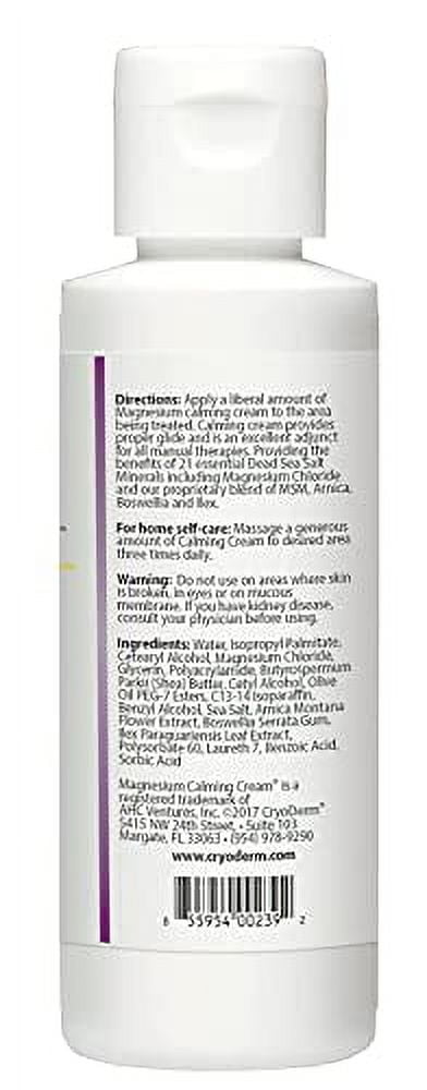 Magnesium Calming Cream 4 oz - Walmart.com