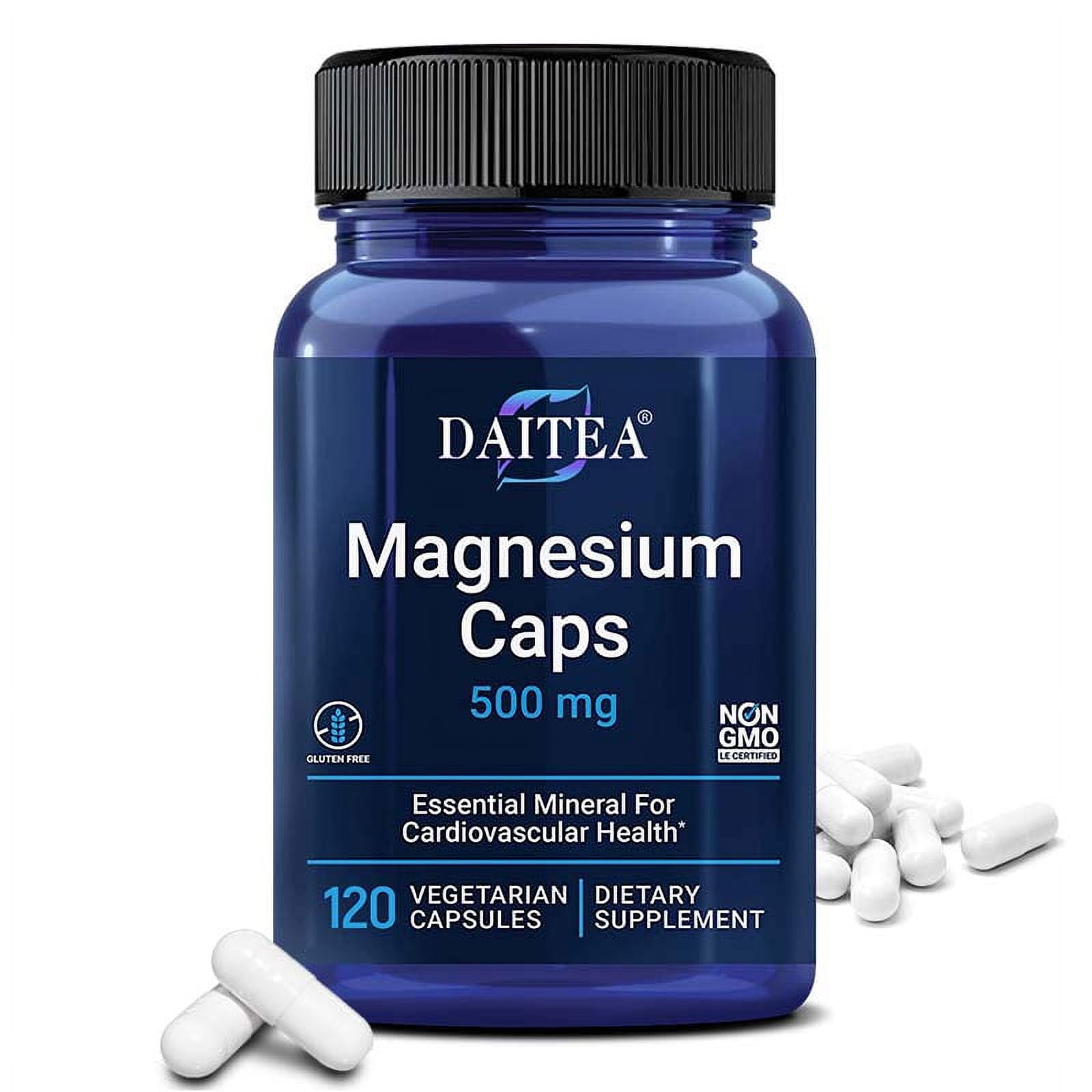 Magnesium Citrate Capsules – 500Mg Magnesium Oxide, Citrate & Succinate ...