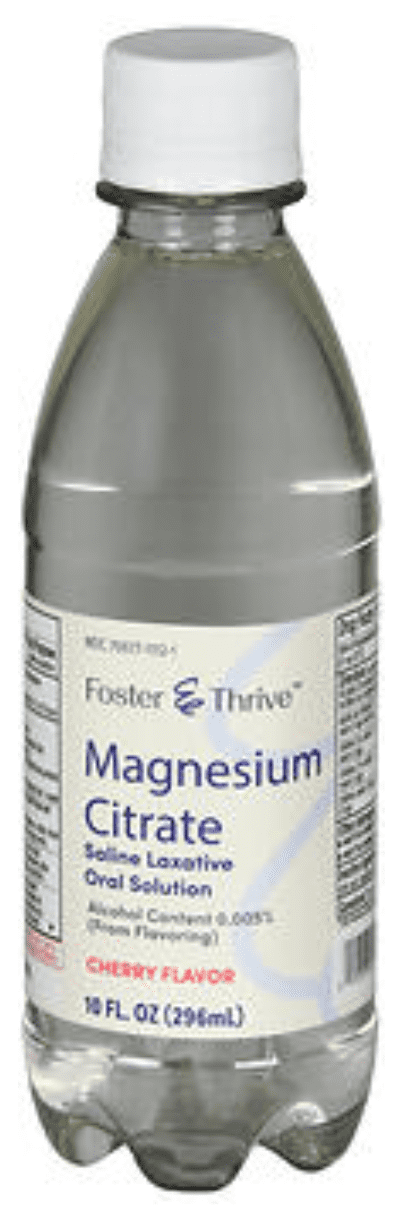 Magnesium Citrate Saline Laxative Oral Solution ( Cherry Flavor) 10 Ounce (296 ml) by Foster ...