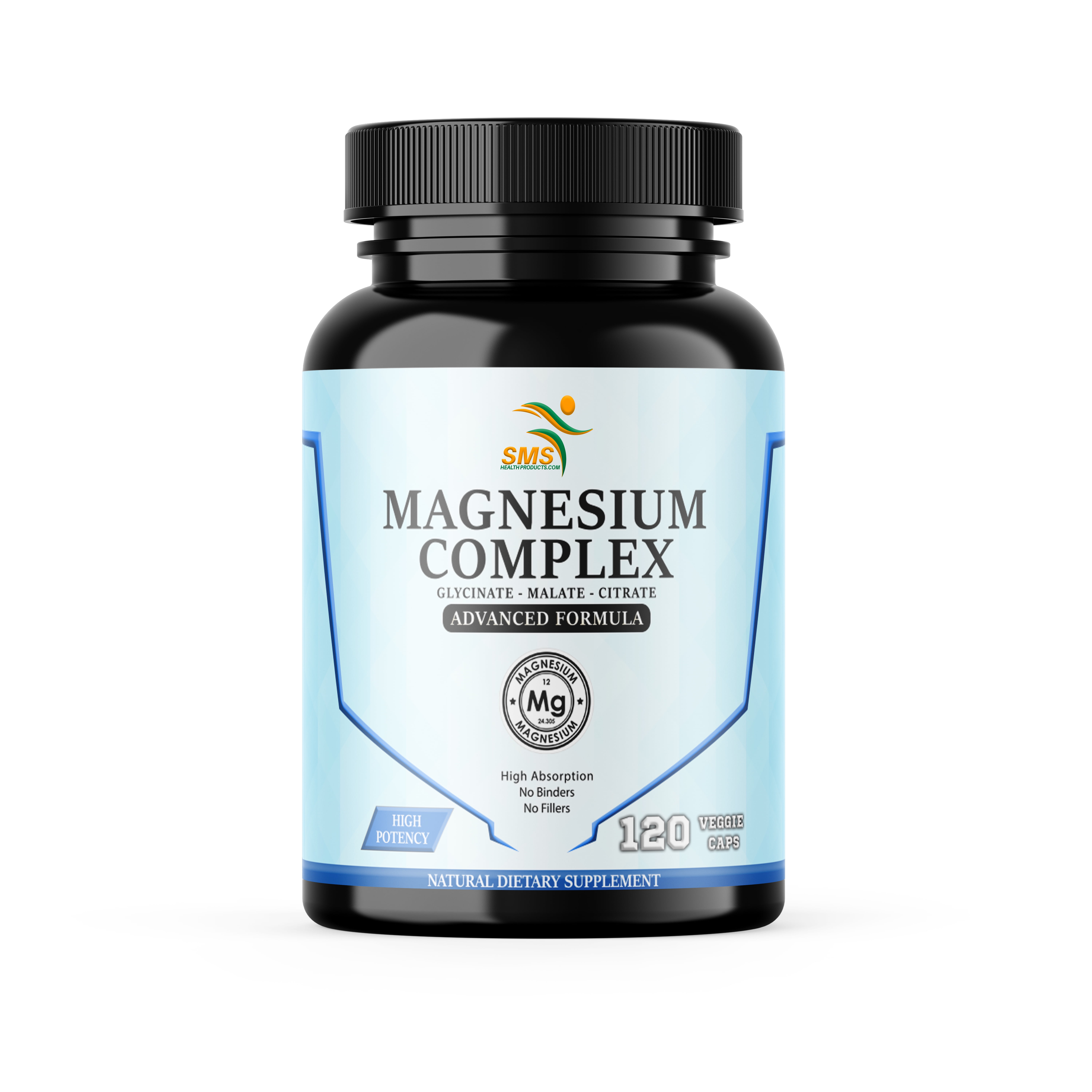 Magnesium Complex 470mg with Malate, Citrate, Glycinate - High ...