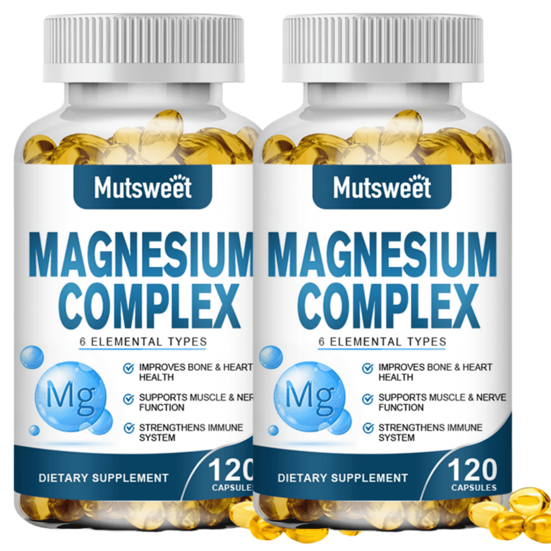 Magnesium Complex 500mg - Magnesium Citrate,Malate,Oxide,Taurate ...