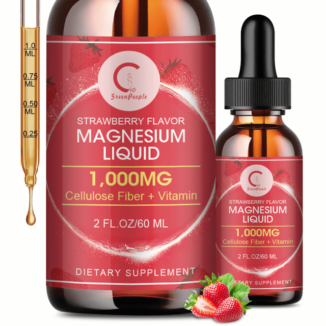 Magnesium Complex Liquid Drops - Magnesium Glycinate Drops, Taurate ...