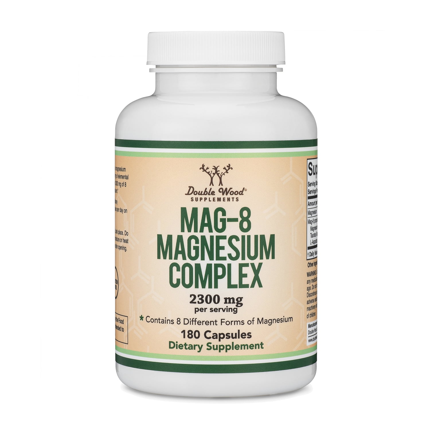 Double Wood Supplements Magnesium Complex MAG-8 Supports Sleep 180 ...