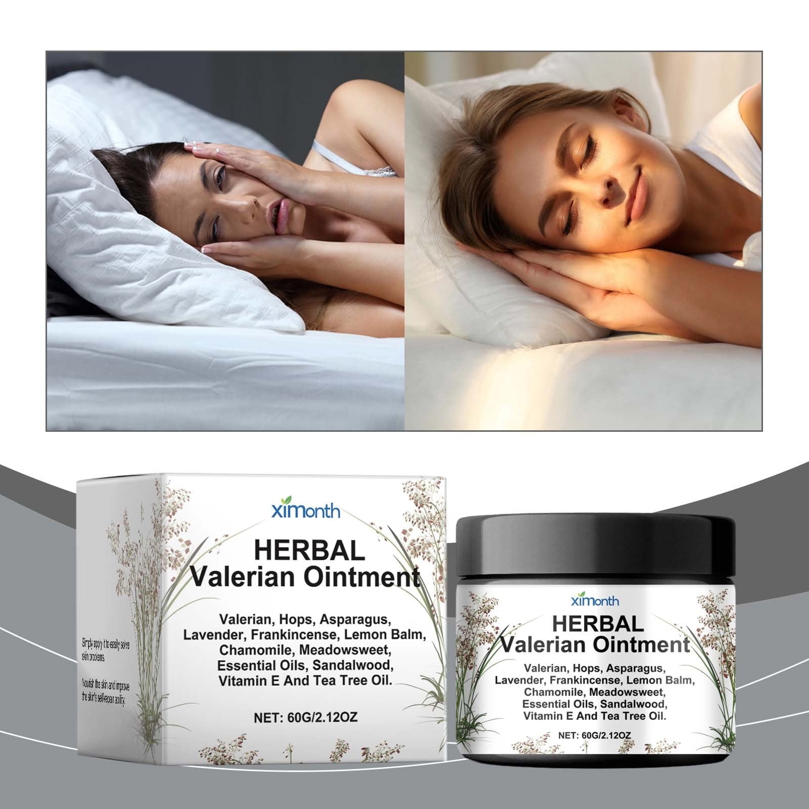 Magnesium Cream 2fl.oz, Promote Sleep Quality Relieves Tension Crream ...