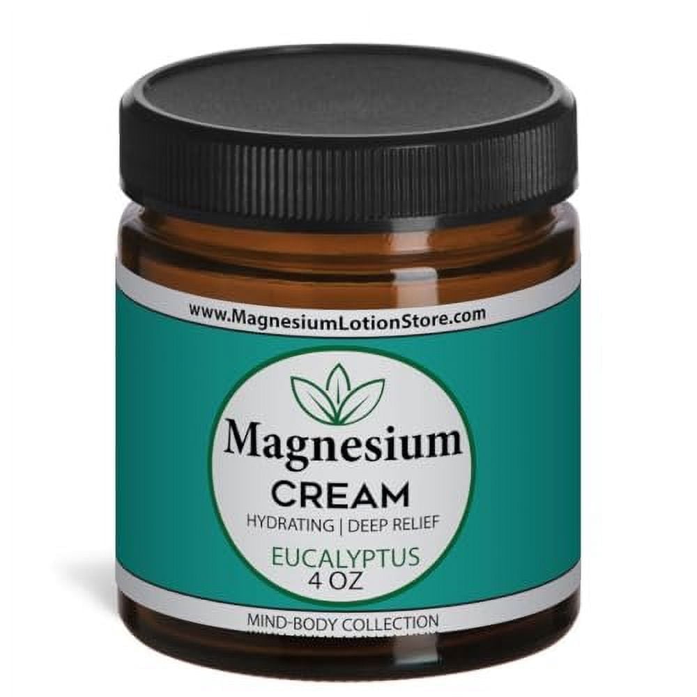 Magnesium Cream - Magnesium Lotion - Eucalyptus Essential Oil Blend ...