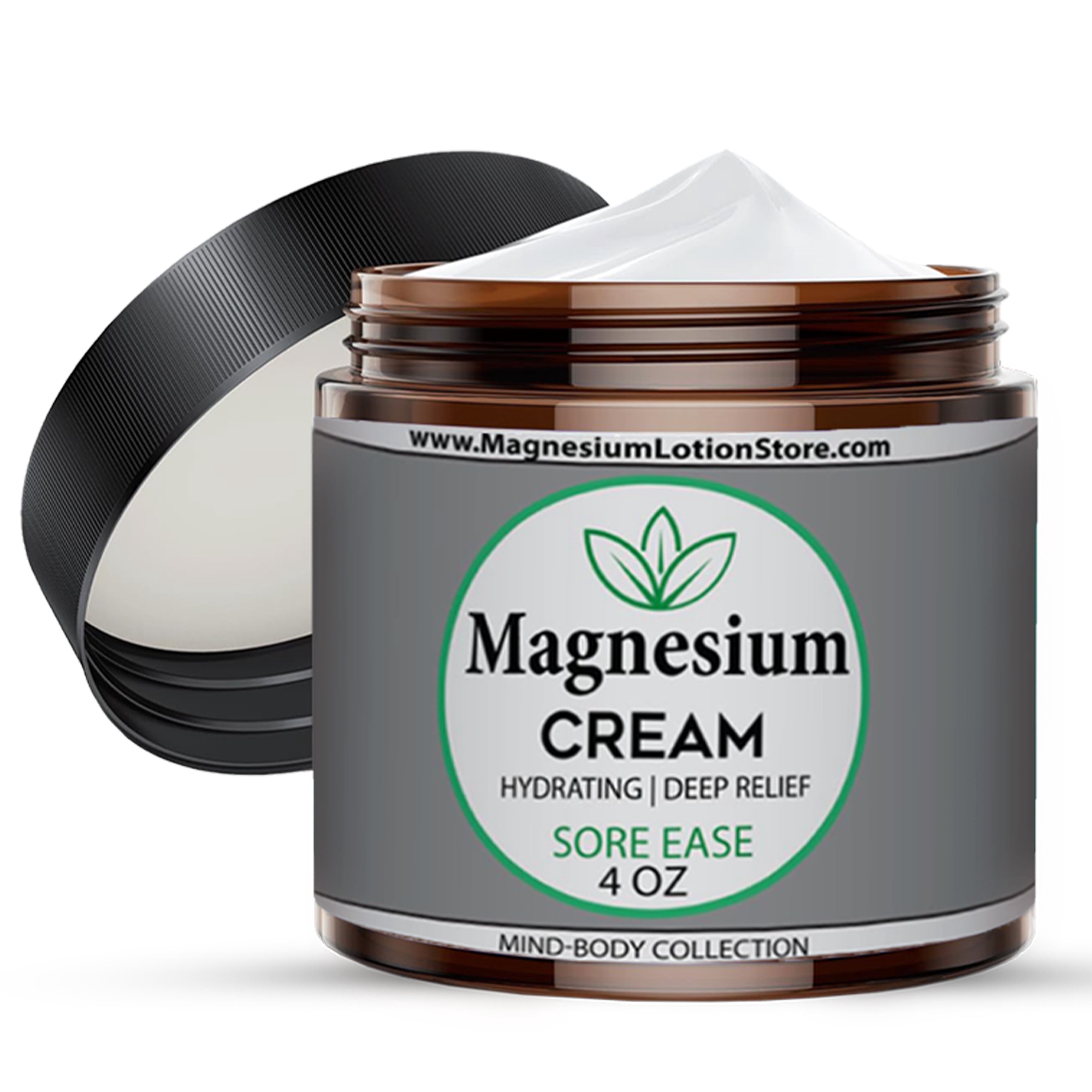Magnesium Cream for Cramps Pain, Sleep, Restless Legs, Muscle Soreness ...