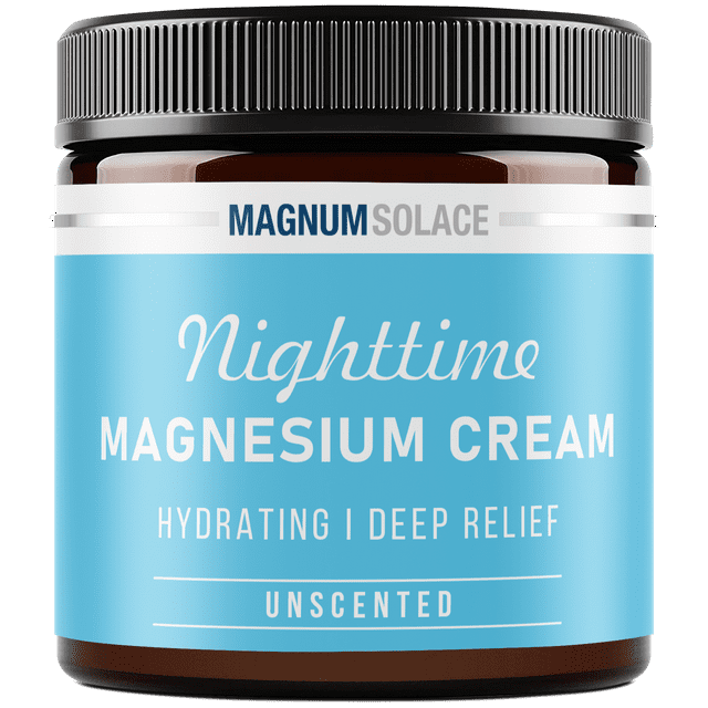 MagnumSolace Magnesium Cream for Leg Pain & Cramp Relief | Fast Absorbing, Restless Legs Calming ...
