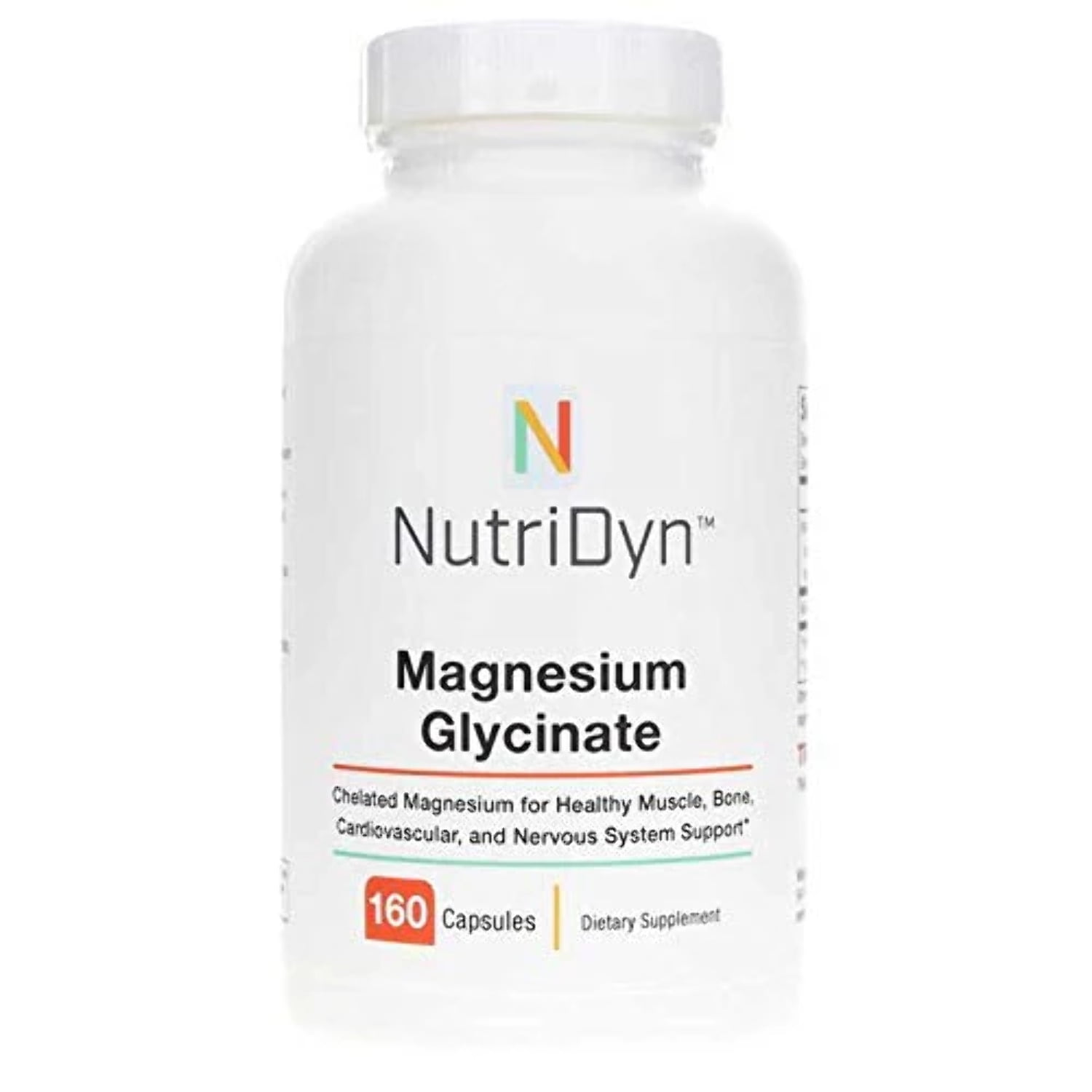 Magnesium Glycinate 160 Capsules Nutri-Dyn, nutridyn, Supporting Bone Health, Heart Health ...