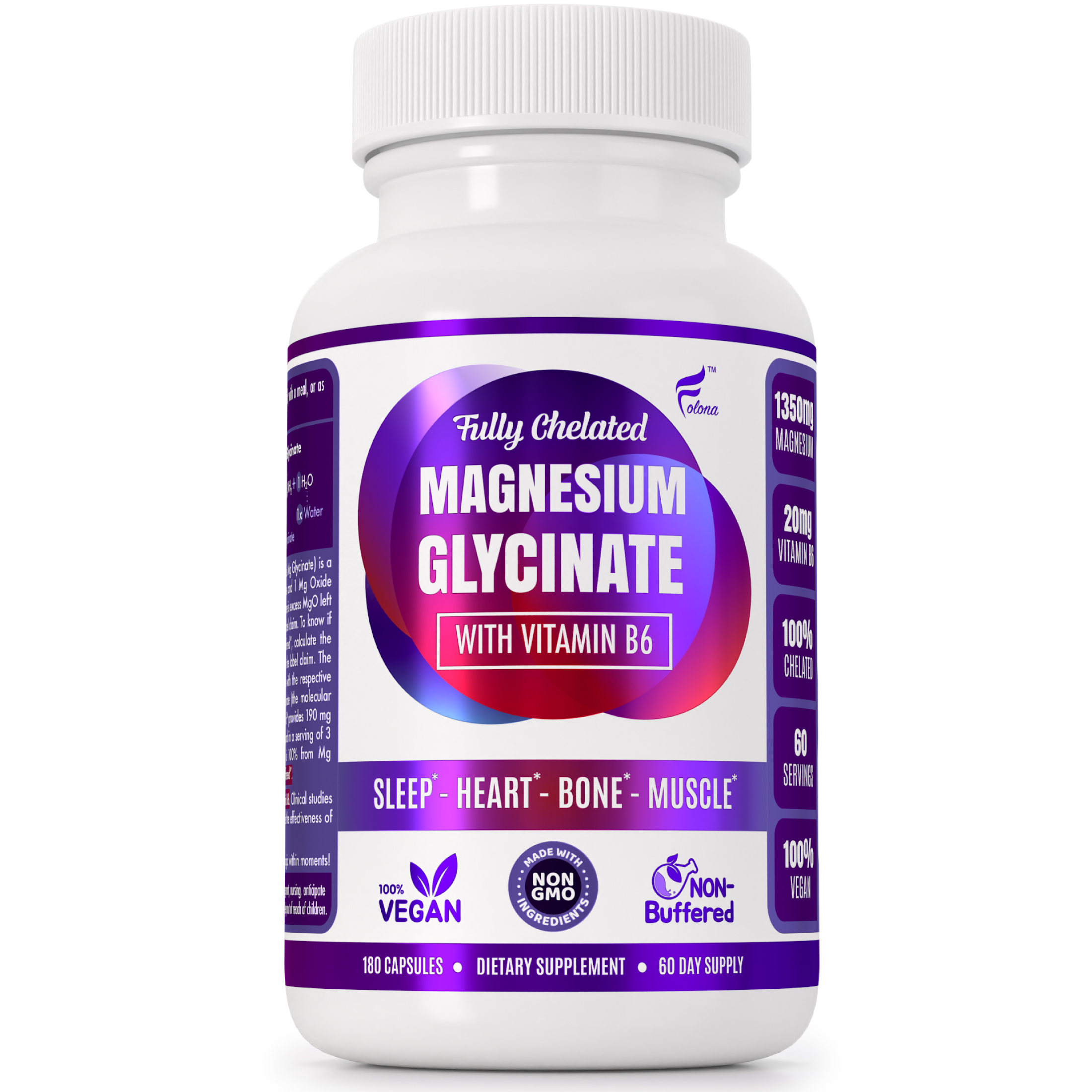 Customer Reviews For Magnesium Glycinate With Vitamin B6 Capsules