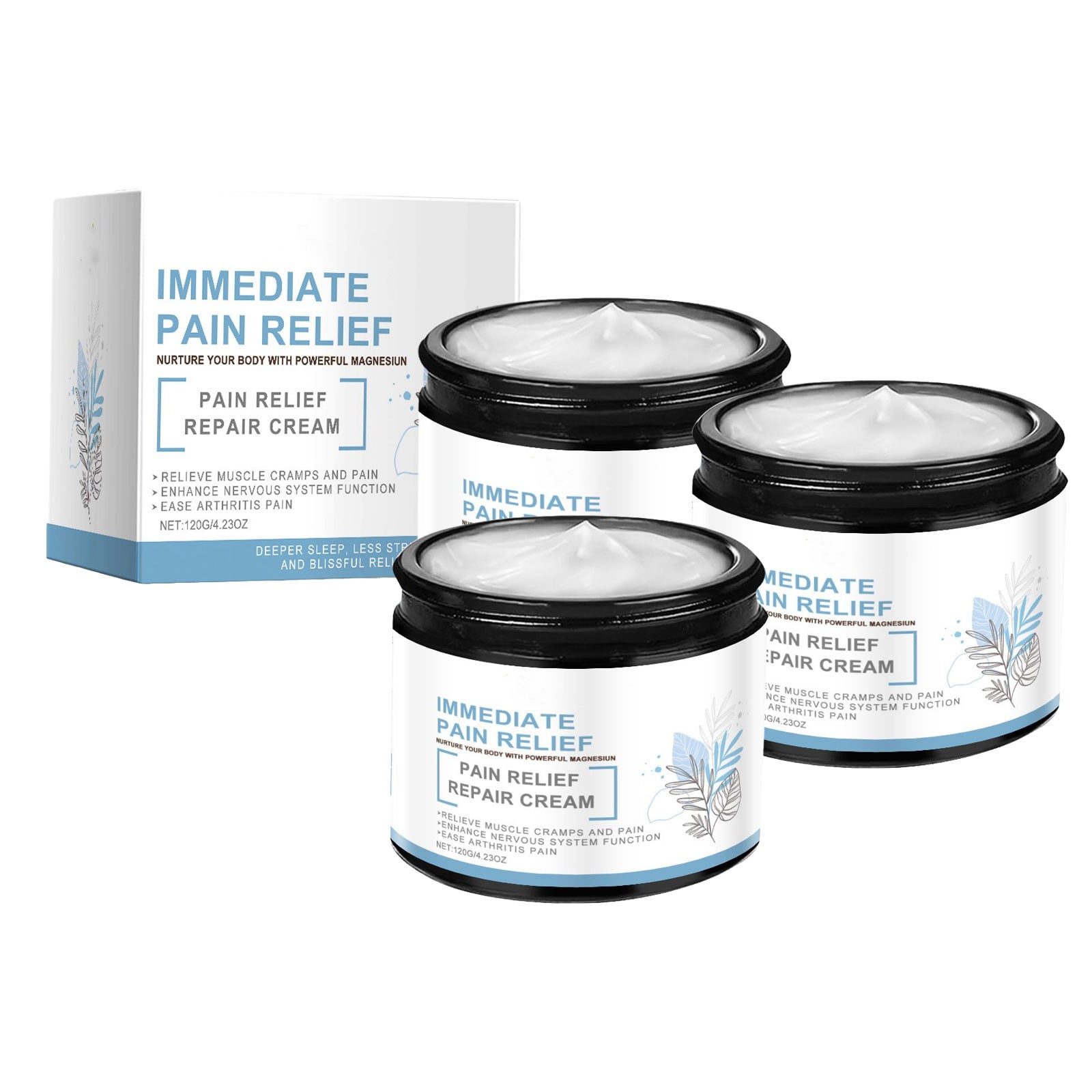 Magnesium Jiont Reliefing Cream Fast Acting Healing Bone Cream ...