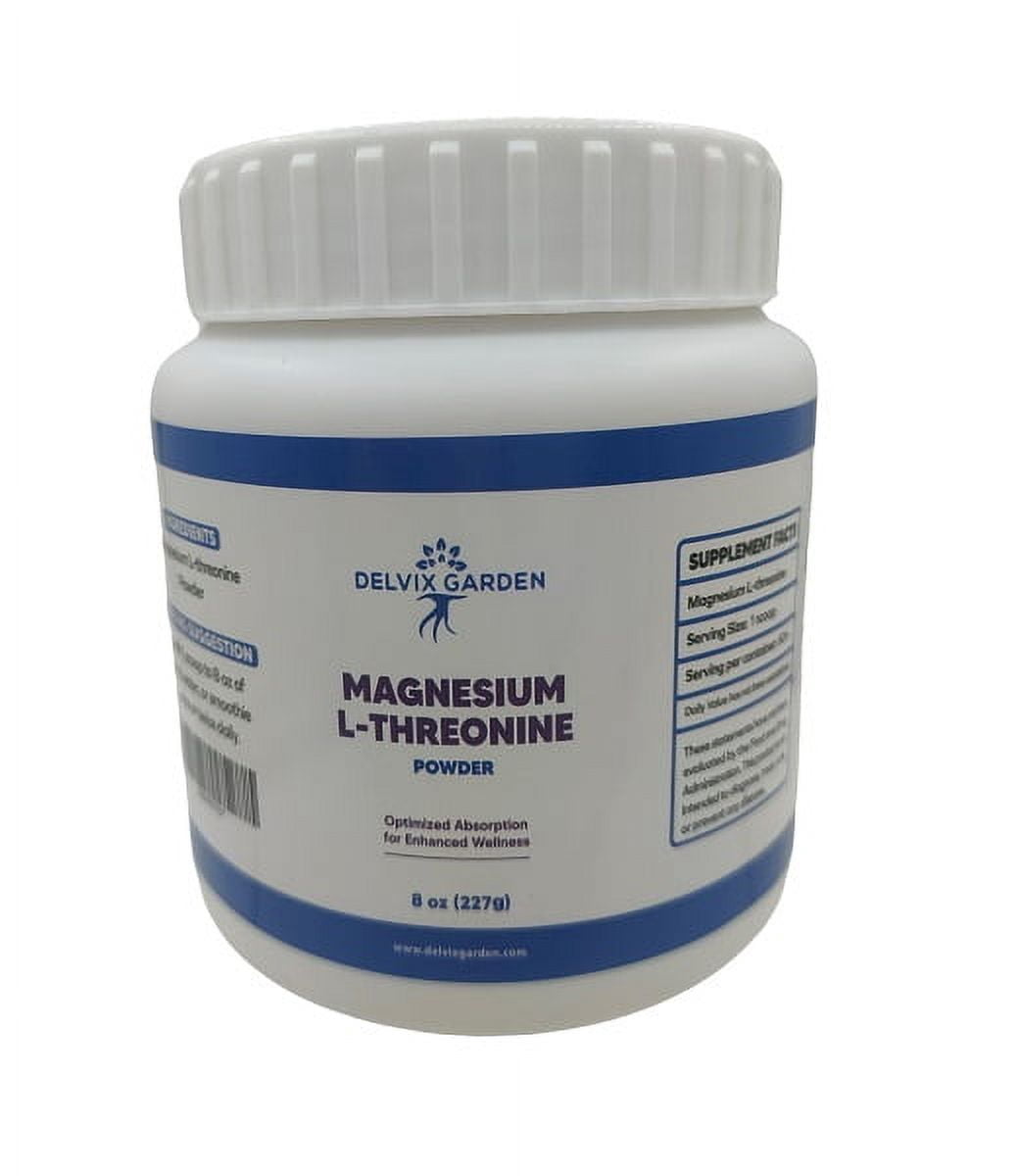 Magnesium L-Threonate Powder – 8 Oz High Absorption Supplement for ...
