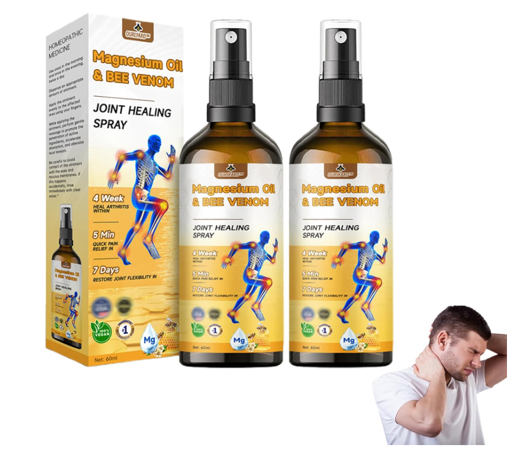 Magnesium Oil & Bee Venin Joint Healing Spray, Joint Healing Spray ...