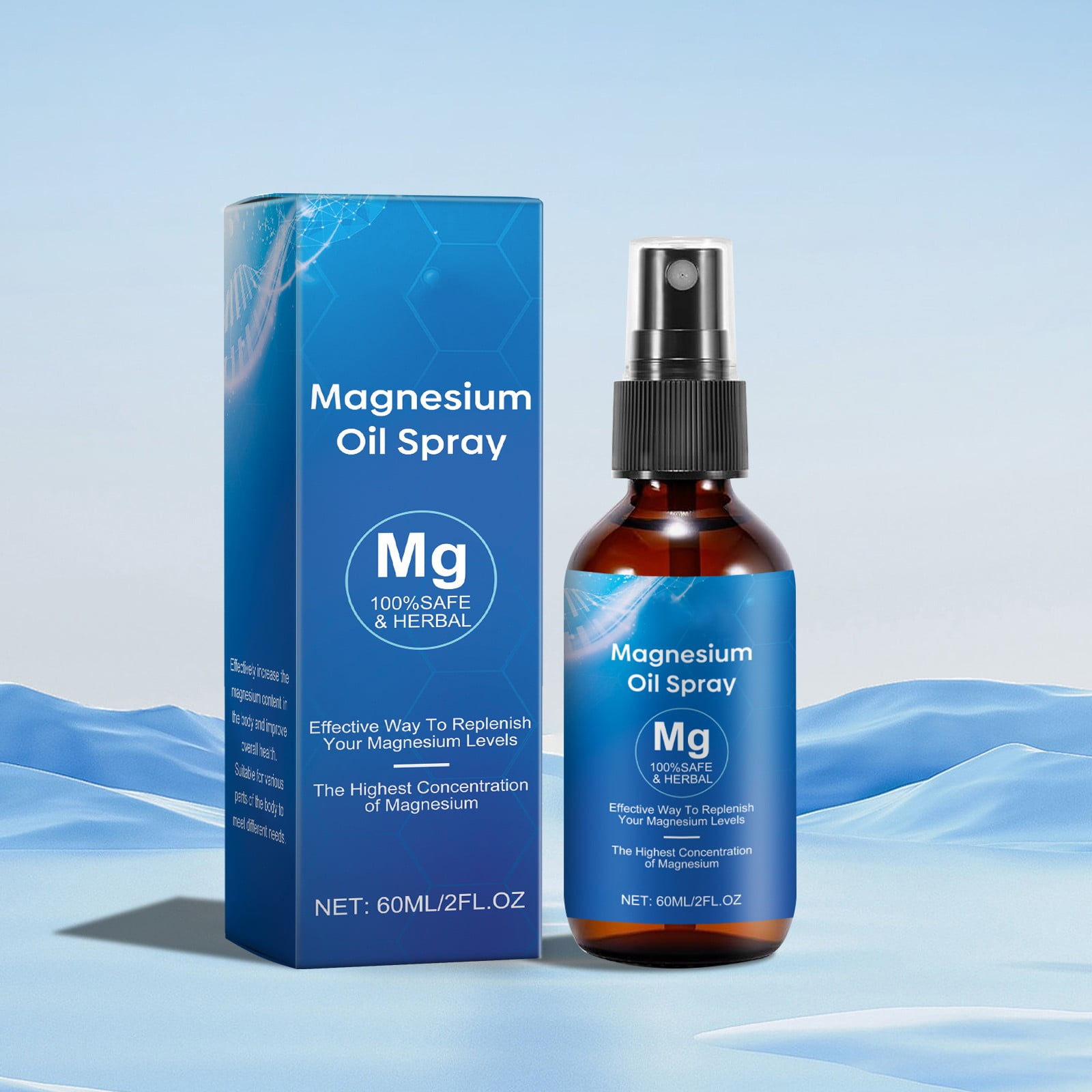 Magnesium Oil for Feet, Magnesium Oil Spray, 100% Pure & Organic ...