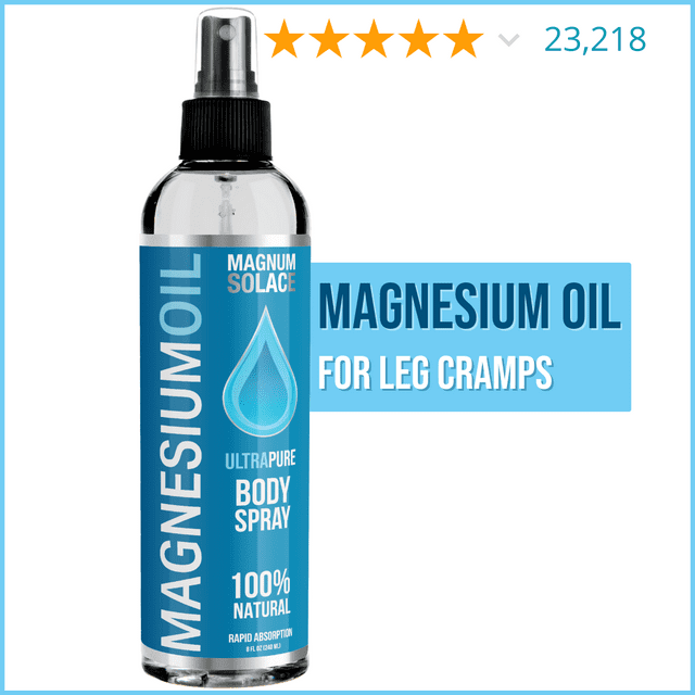 Magnesium Oil for Pain and Restless Leg Relief | Pure Magnesium Spray ...