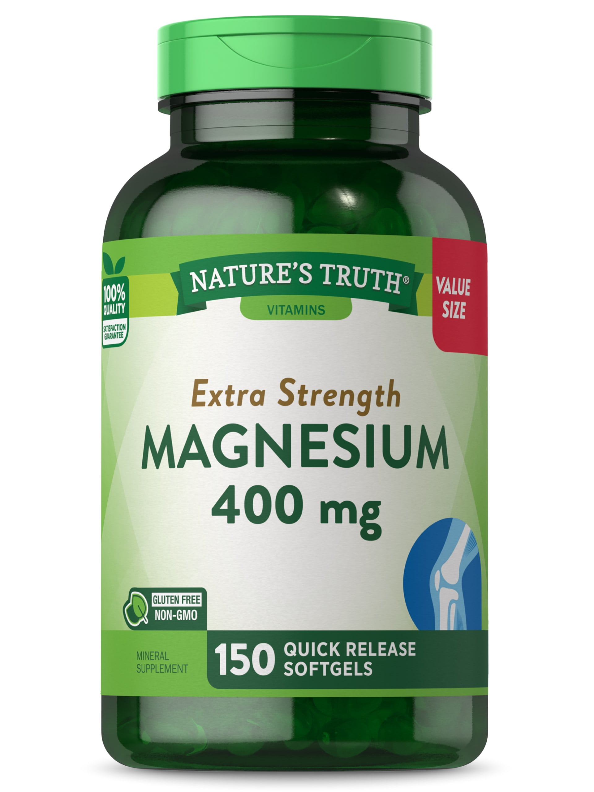 Magnesium Oxide | 400mg | 150 Softgels | For Men and Women | by Nature ...