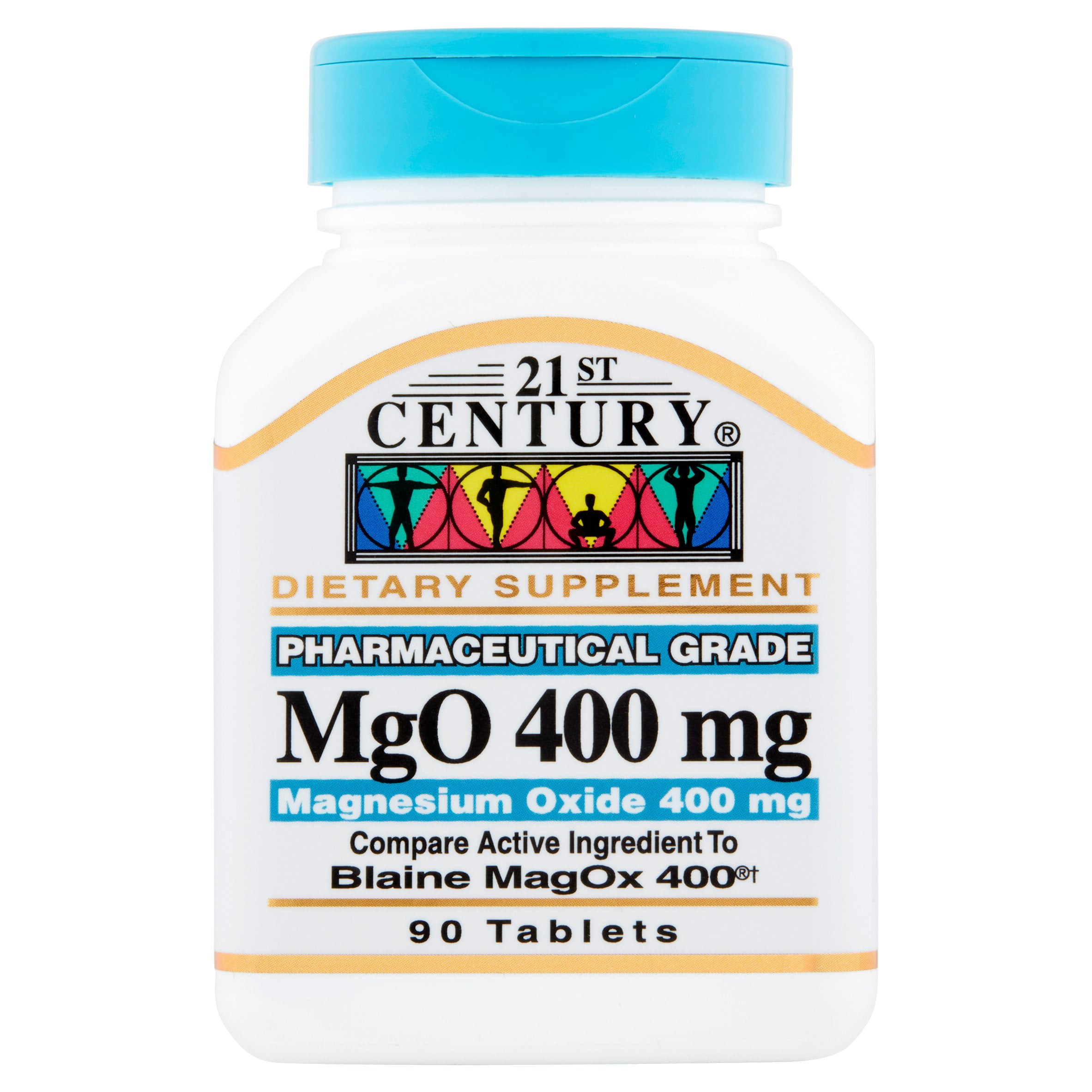 Magnesium Oxide Tablets 400 mg 90 Each - (Pack of 2) - Walmart.com