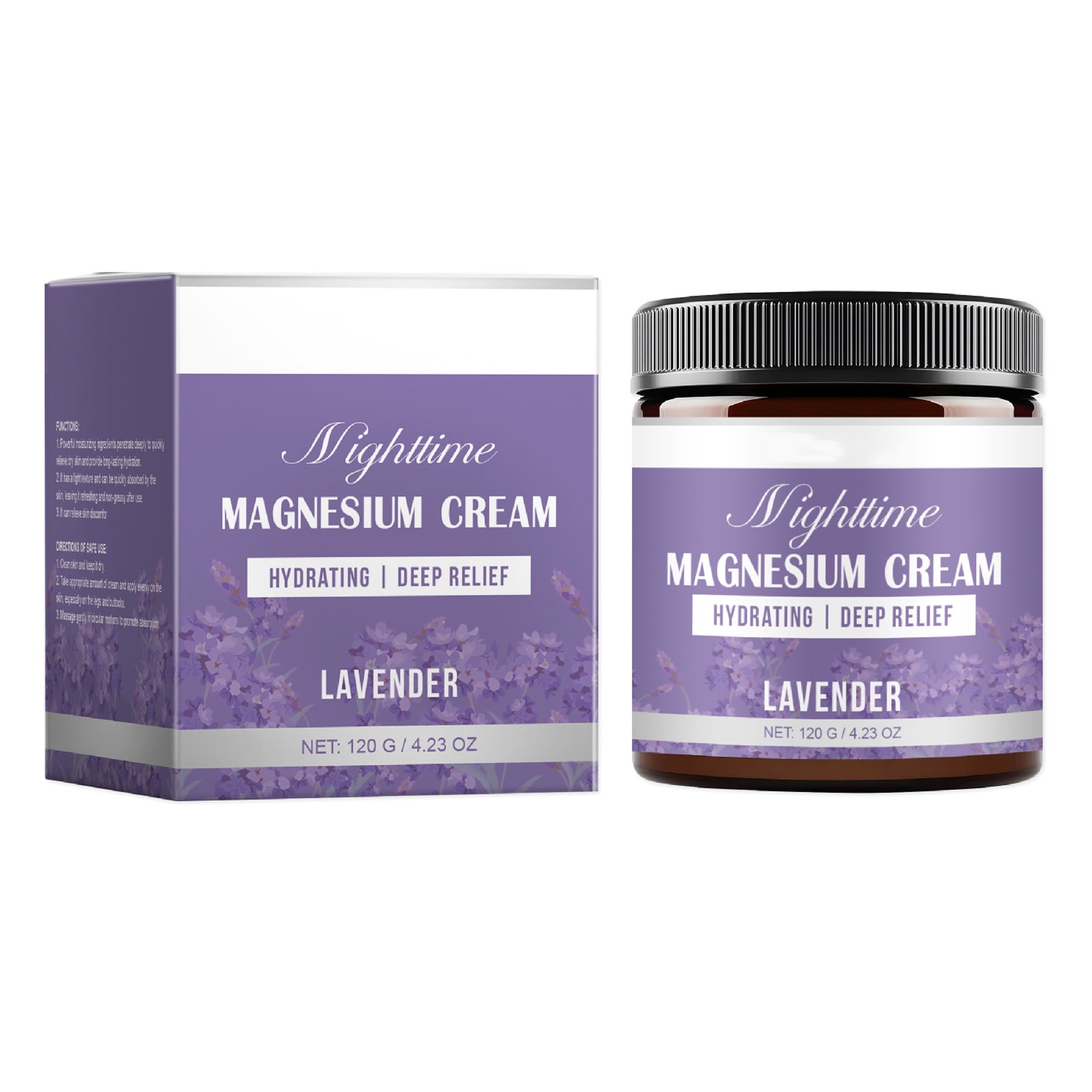 Magnesium Sleep Cream - Natural Sleep Aid with Magnesium, Lavender, and ...