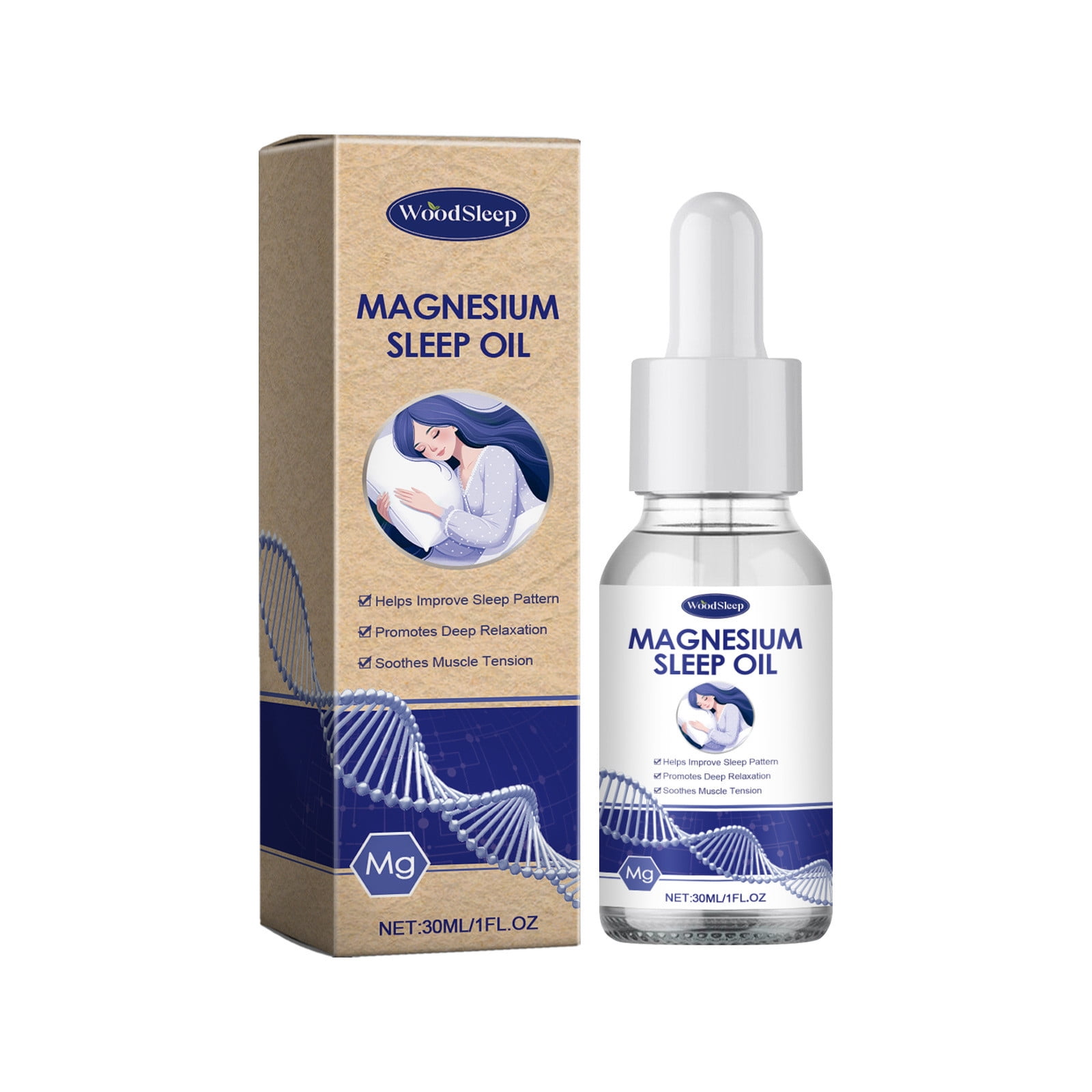 Magnesium Sleep Essence Oil Improves Falling Asleep Relieves Body ...