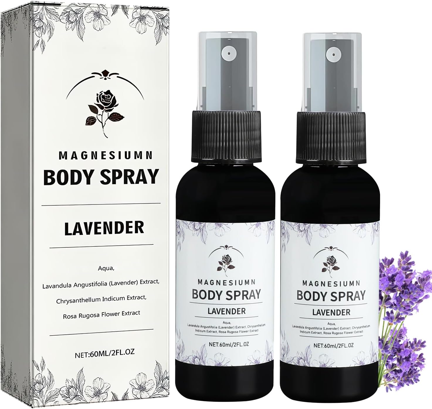 Magnesium Spray,Pure Magnesium Oil Spray,Magnesium Spray Vanilla Butter ...