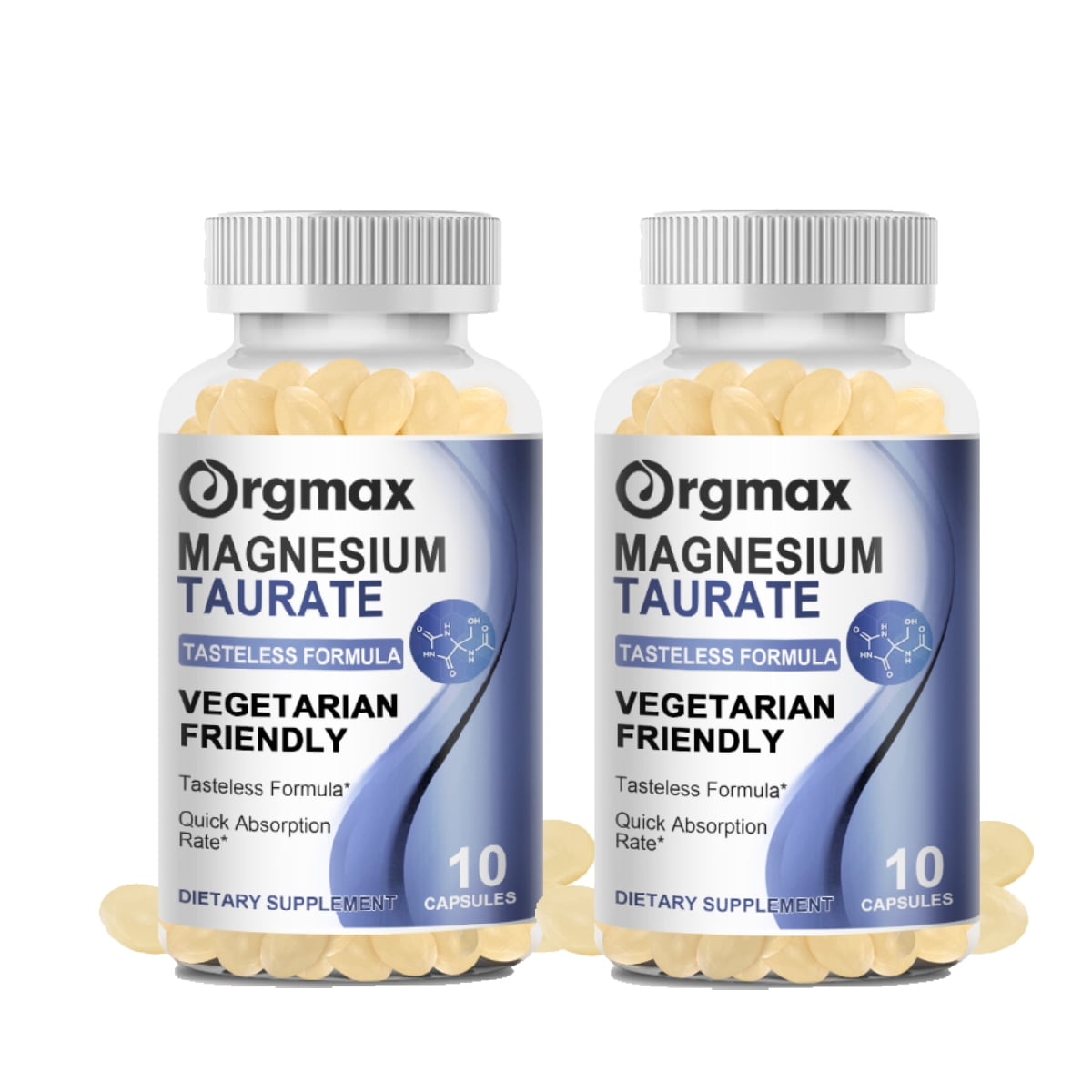 Magnesium Taurate Supplement for Cardiovascular Health, Muscle Function ...