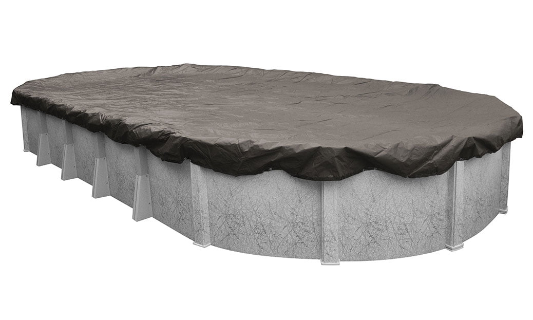 Magnesium Winter Pool Cover for 15 Foot x 21 Foot Oval Above Ground ...