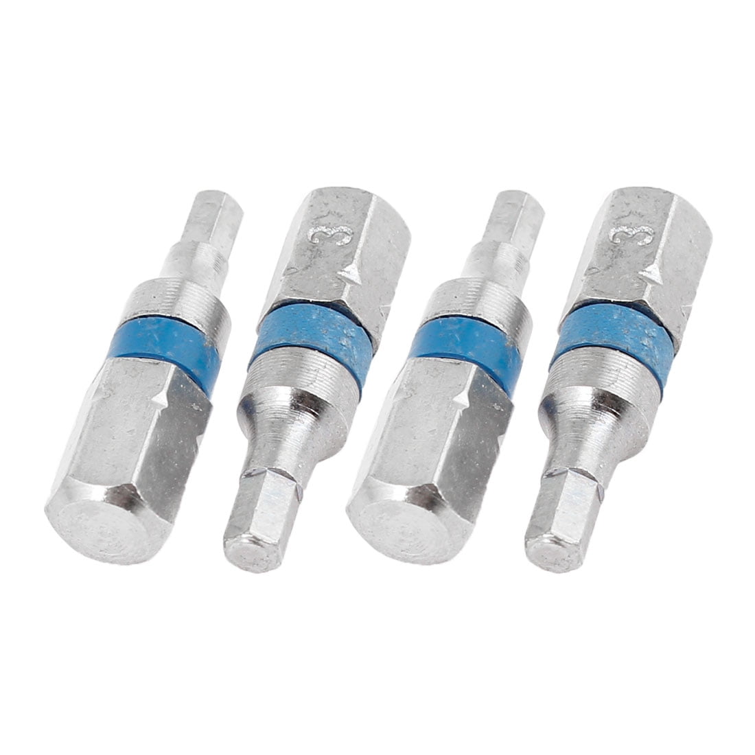 Magnet 3mm H3 Hex Head Screwdriver Bit Silver Tone Blue 4 Pcs - Walmart.com