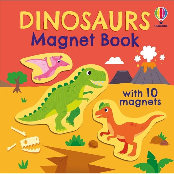 Magnet Books Dinosaurs Magnet Book, Book 3, (Board Book) - Walmart.com