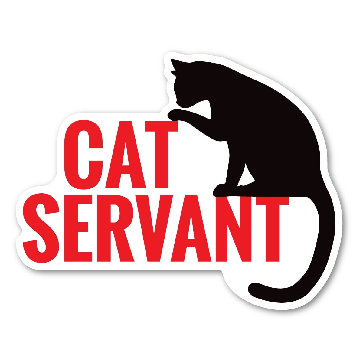 Magnet, Cat Servant, Cat Lover's Magnet, 5" x 4" - Walmart.com