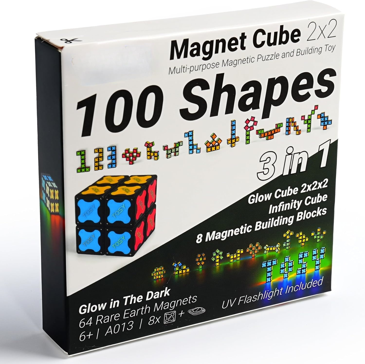 Magnet Cube 3x3 - 240 Magnets, 30 Blocks, Easter Basket Stuffers ...