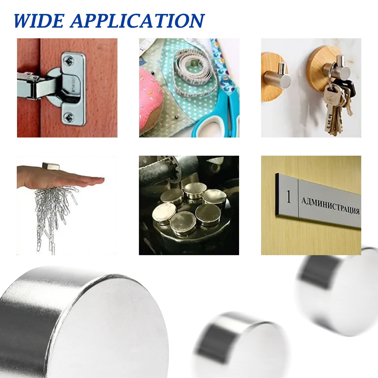 Magnet Discs, Powerful Neodymium Disc Magnet Heavy Duty, Multi-Use for ...